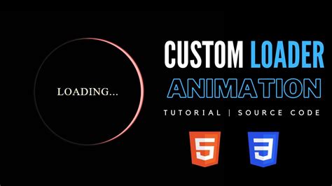 Custom Ring Loader Using HTML CSS Color Changing Custom Loader Tutorial GrowCode YouTube
