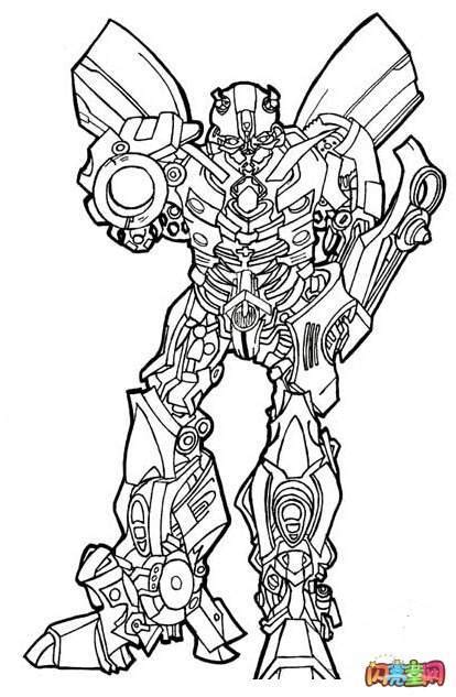变形金刚坚持简笔画 简笔画图片大全 普车都