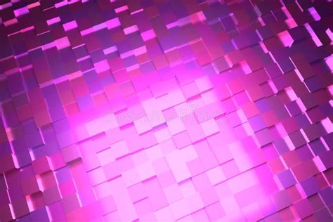 Colorful 3d Rendering Decorative Illustrations Shape Composition Geometric Structure Block Or