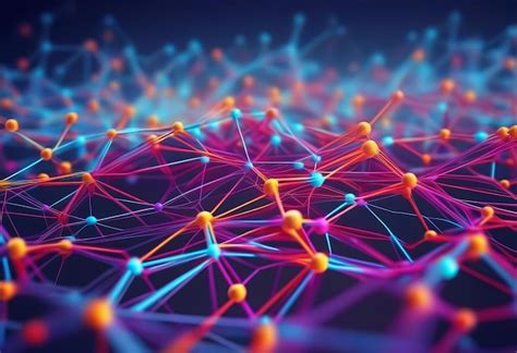 Premium Photo Big Data Concept Digital Neural Network Introduction Of Artificial Intelligence