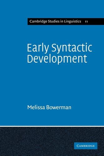 Early Syntactic Development Labyrinth Books