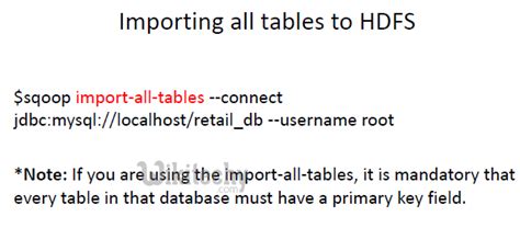 Sqoop Sqoop Mysql To Hdfs Cloudera Import Cloudera Export Apache Sqoop Sqoop
