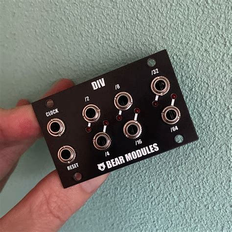 Div 1u Eurorack Clock Divider Etsy