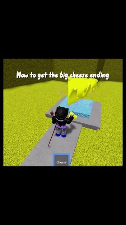 How To Get The Big Cheese On The Easiest Game On Roblox Youtube