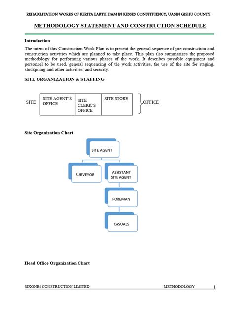 Methodology Dam Works Pdf Concrete Dam