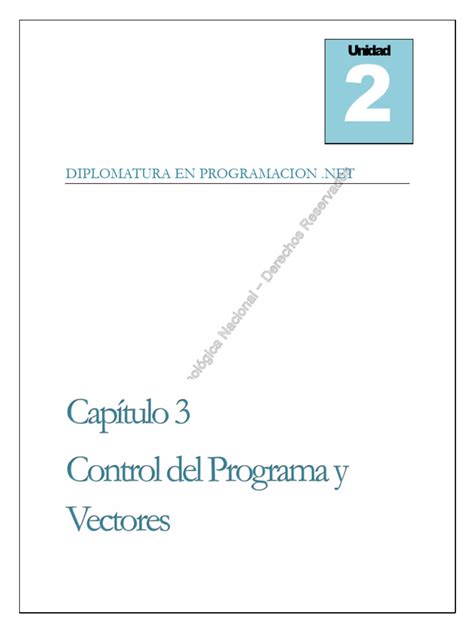 dpn programación en net modulo 2 unidad 02 capÍtulo 3 pdf c sharp lenguaje de programación