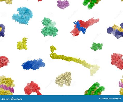 Protein Pattern Stock Image Illustration Of Proteins 47823919