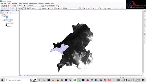 Gis Basics How To Clip Raster Data On Arcmap 108 Autocad Viral