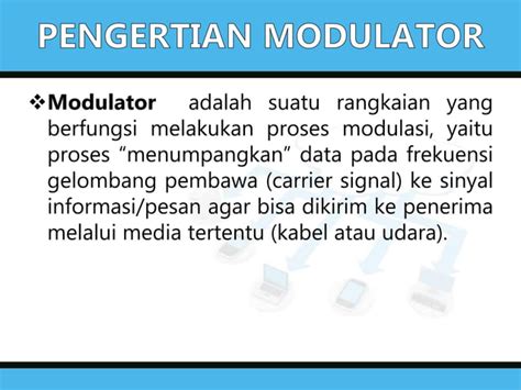 Modulator Dan Demodulator Fsk Pptx