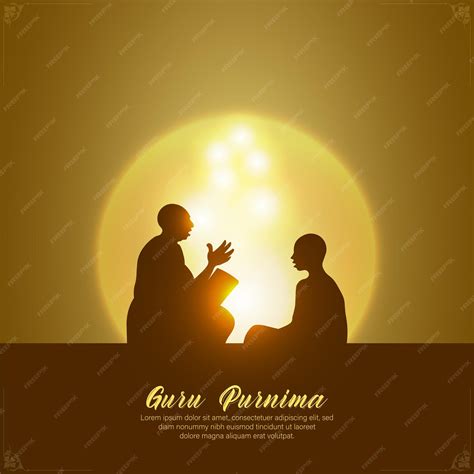 Premium Vector Vector Illustration For Guru Purnima Celebration