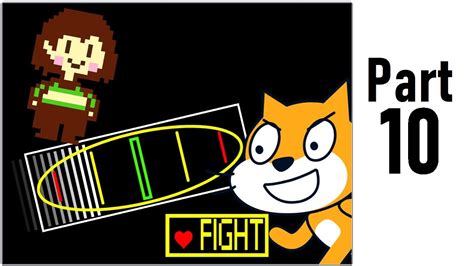 make an undertale battle in scratch part 10 fight youtube