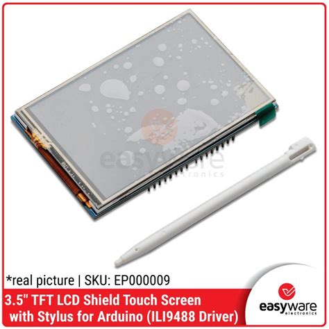 Tft หน้าจอสัมผัส Lcd 35 นิ้ว Ili9486 สําหรับ Arduino 35 นิ้ว