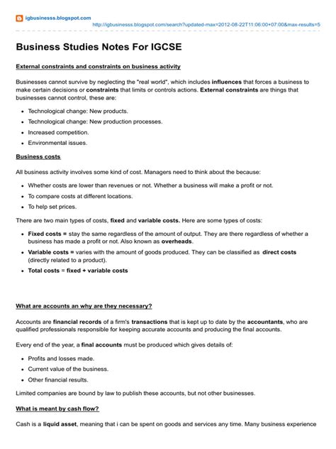 Constrains Download Free Pdf Cost Profit Economics