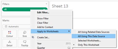 Tableau Filter Across Dashboard Components Data Science Stack Exchange