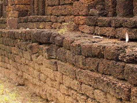 Laterite Block Wall Pattern Texture Stock Image Image Of Stone