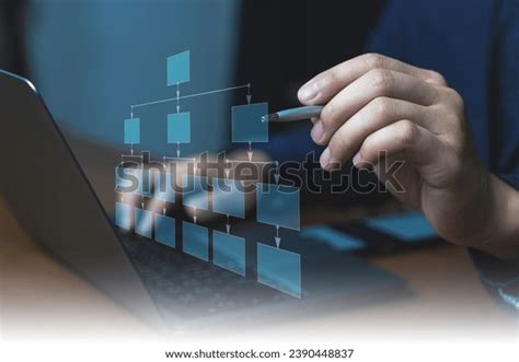 Business Process Automate Workflows Flowcharts Management Stock Photo 2390448837 Shutterstock