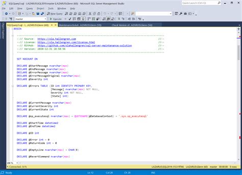 Updating Your Ola Hallengren Scripts