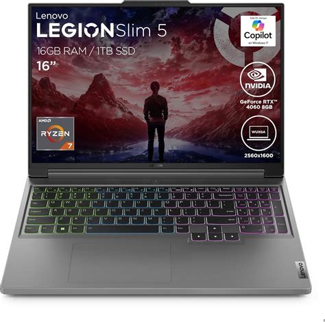 Lenovo Laptop Legion Slim 5 16AHP9 | NVIDIA GeForce RTX 4060 8GB GDDR6 ...