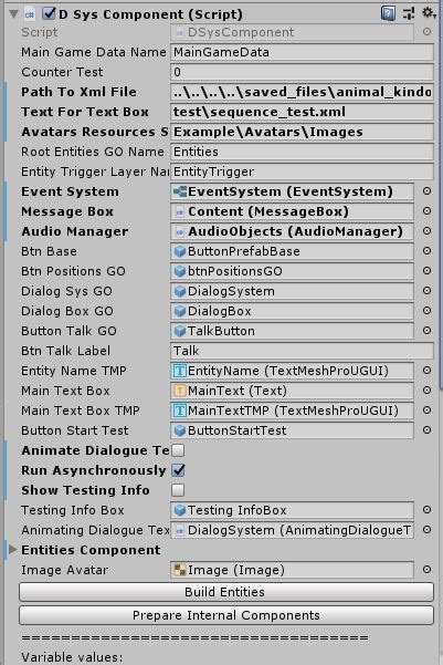 Unity DialogSys
