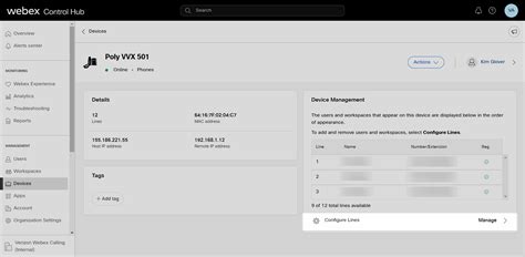 Control Hub Third Party Devices Customer Managed Devices Verizon