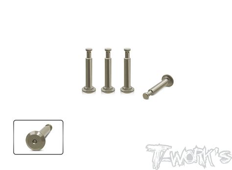 To 198 Rc8b4 7075 T6 Hard Coated Lower Shock Pin For For Team Associ T Works Products