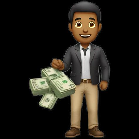 Guy With Money Emoji Ai Emoji Generator