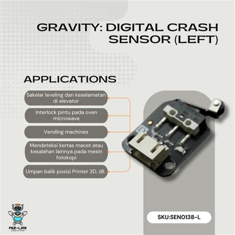 Jual Gravity Digital Crash Sensor Left Kab Sleman Riz Umi