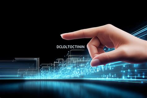 Premium Photo Hand Engaging With Touch Screen Interface