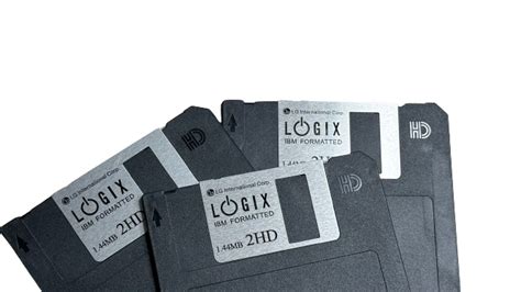 3 Lg Floppy Disks Retro Hunts