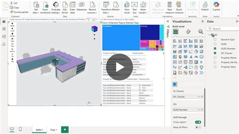 Powerbi Ifc Bim Realtime Openbim Buildingsmart Thatopen Flinker