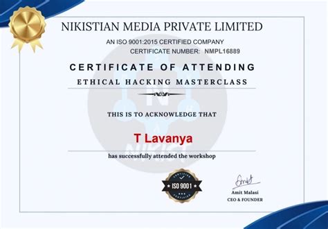 tatiparthi lavanya on linkedin ethicalhacking cybersecurity