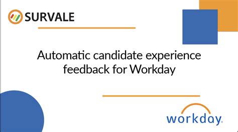 Workday Candidate Experience Surveys
