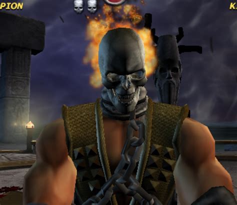 Mortal Kombat Scorpion Skull