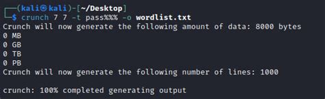 wordlist generator using crunch [6 methods] golinuxcloud