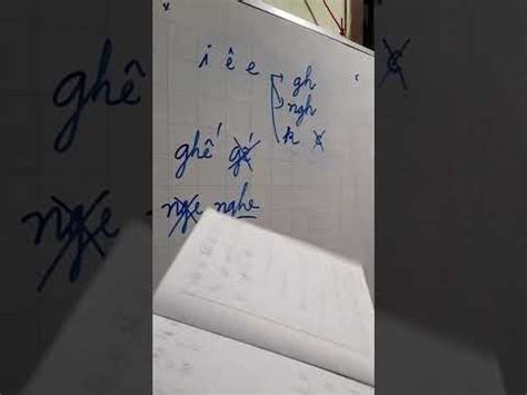 Ch Nh T Khi N O S D Ng Ng Ngh G Gh V K C Spelling Youtube
