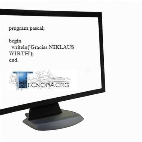 Niklaus Wirth Y El Lenguaje Pascal Tecnopia