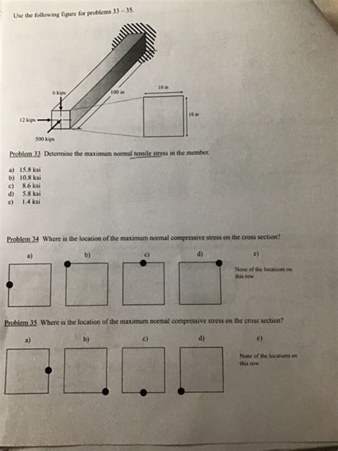Solved Use The Following Figure For Problems 33 35 100 In