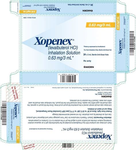 Xopenex Fda Prescribing Information Side Effects And Uses
