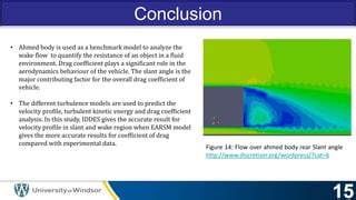Flow Over Ahmed Body PPTX