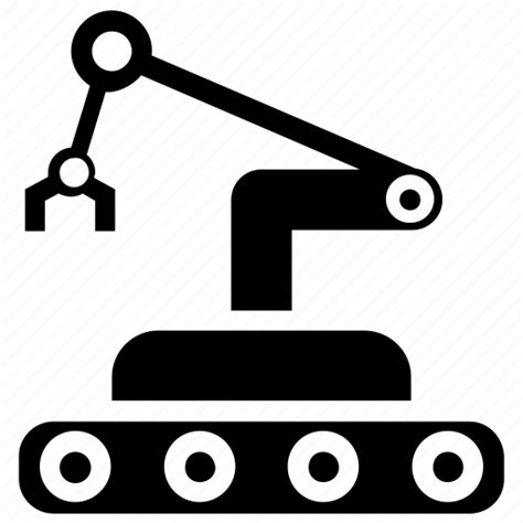 6 Axis Robot Industrial Arm Industrial Robot Production Robot Robot Technology Icon