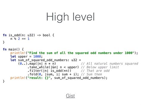 Introduction To Rust A Low Level Language With High Level Abstractions