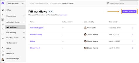 Ivr Workflows Early Adopter Program