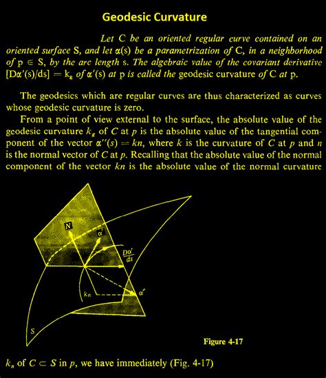 geodesic curvature advanced mathematics physics and mathematics