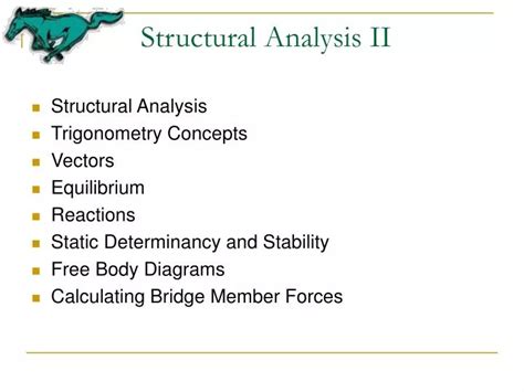 Ppt Structural Analysis Ii Powerpoint Presentation Free Download