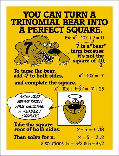 Solving Trinomials That Arent Perfect Squares