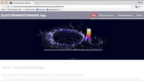 Javascript Why The Height Of My Sticky Navbar Disappear When I Scroll