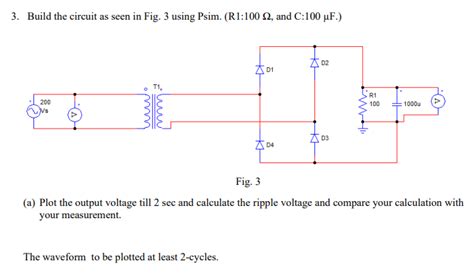 Solved Please Show All Work Build The Circuit As Seen In