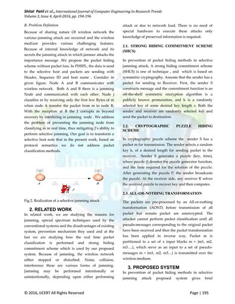 prevention of packet hiding methods in selective jamming attack pdf