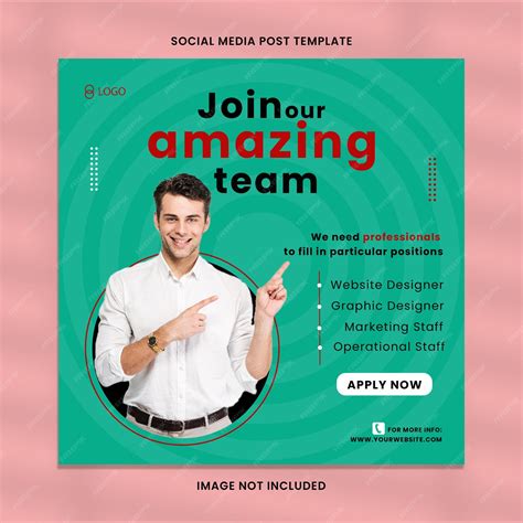 Premium Psd Join Our Amazing Team Social Media Post Template