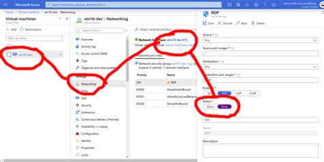 remote access to a microsoft windows 10 azure virtual machine vm with